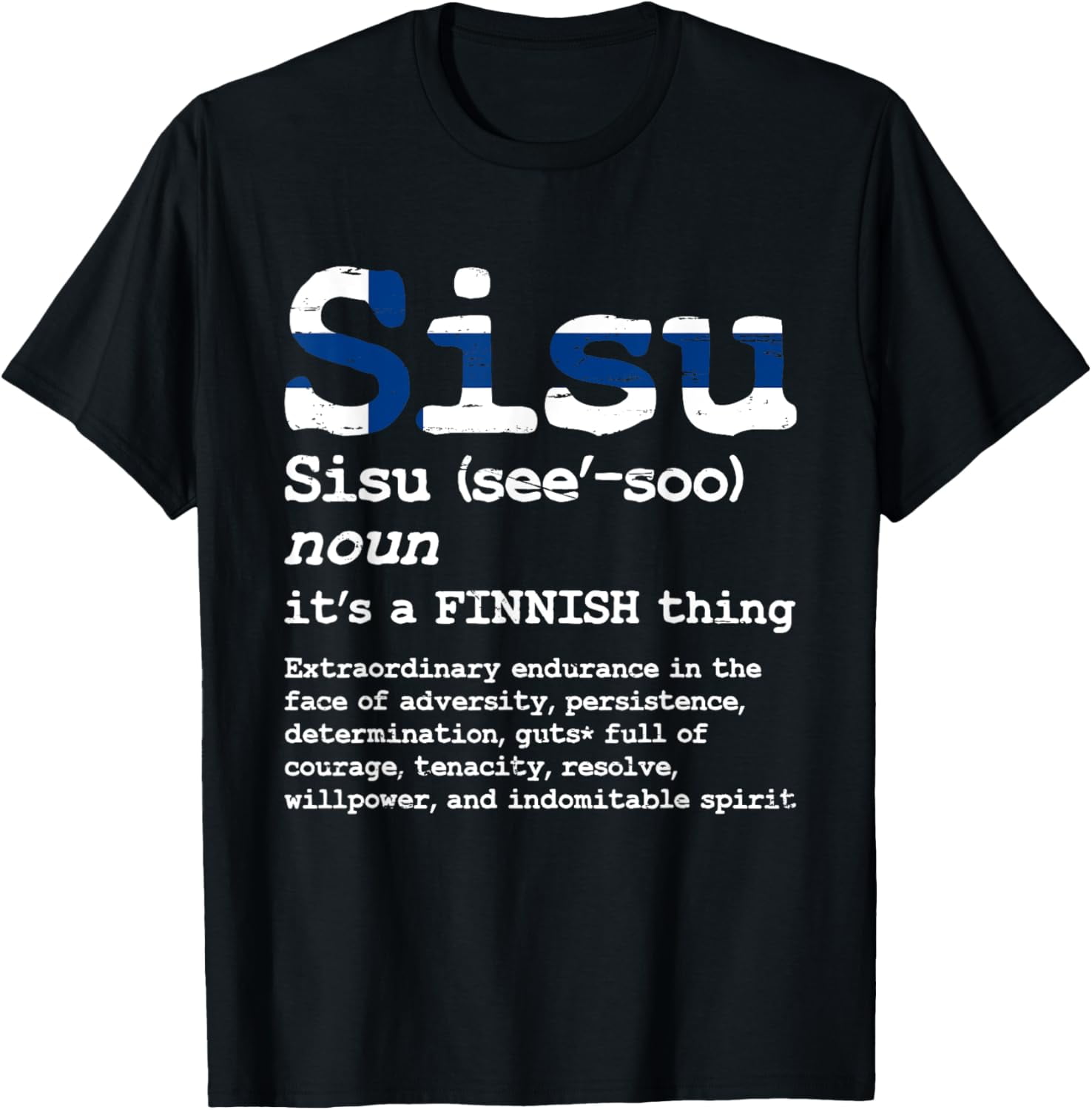 Finnish sisu, Finland sisu print,Finns sisu product T-Shirt - Walmart.com