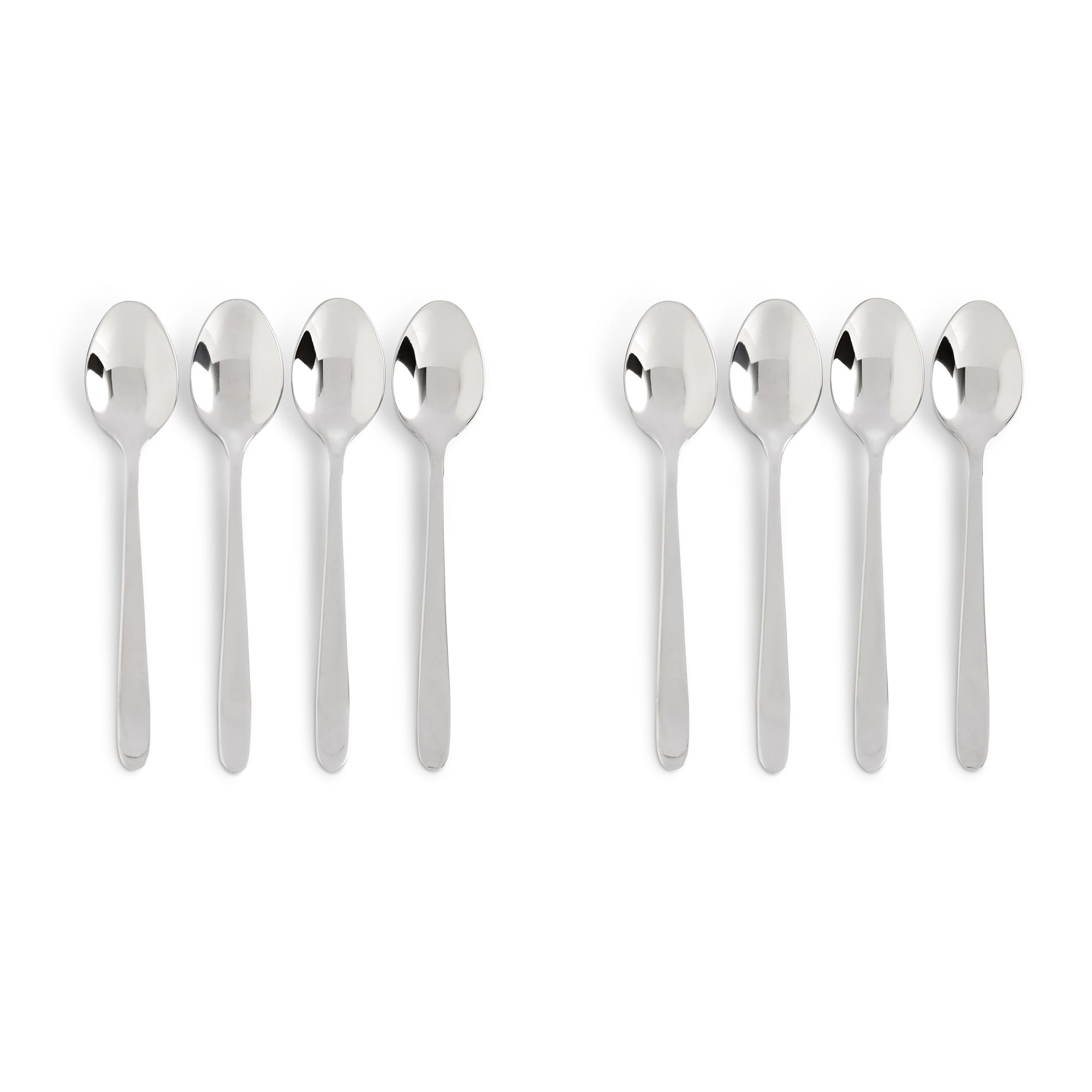 Fino Demi Spoon Set, 18/10 Stainless Steel, 2 Sets of 4 - Walmart.com