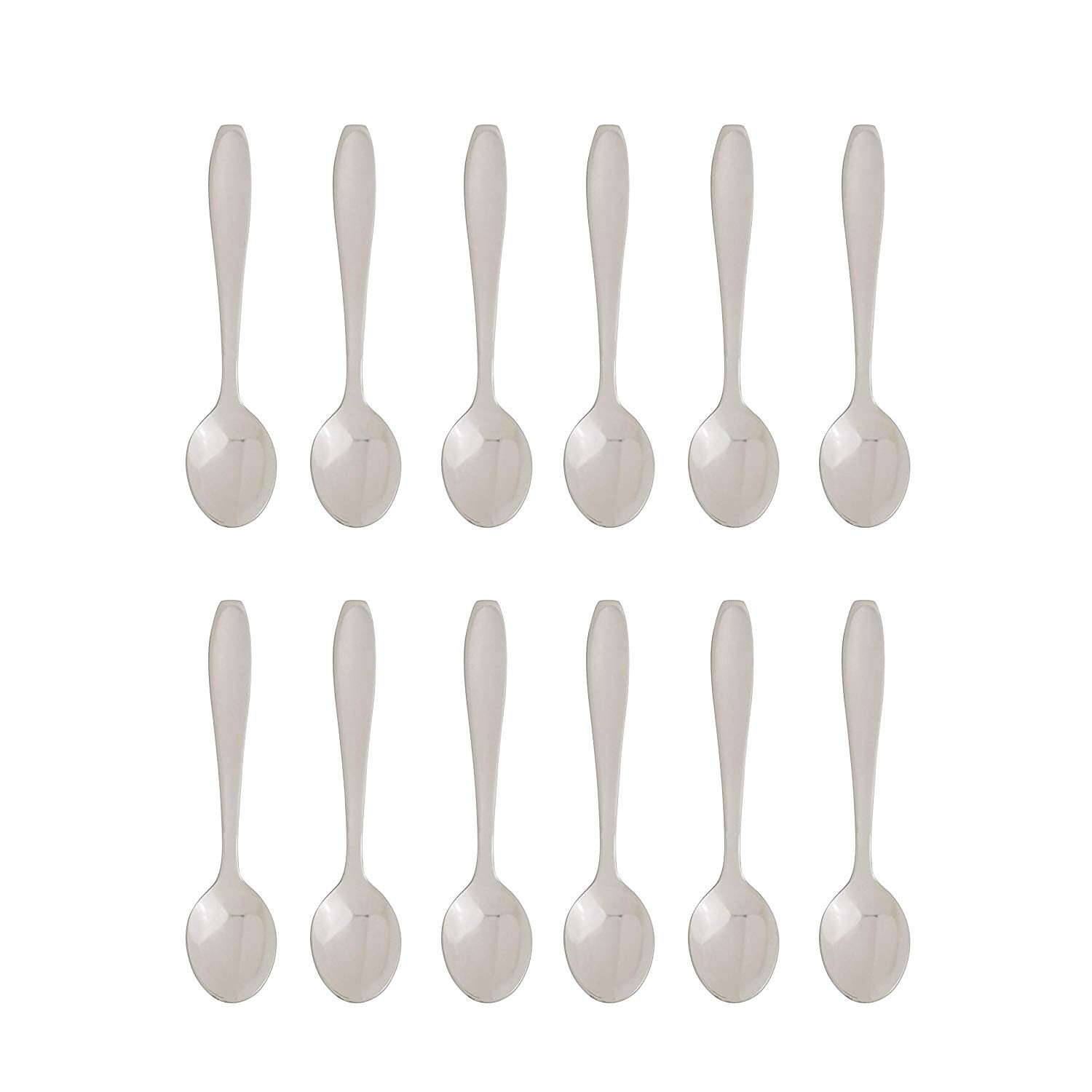 Fino Demi Spoon Set, Stainless Steel, Made in Japan, Set of 12 ...
