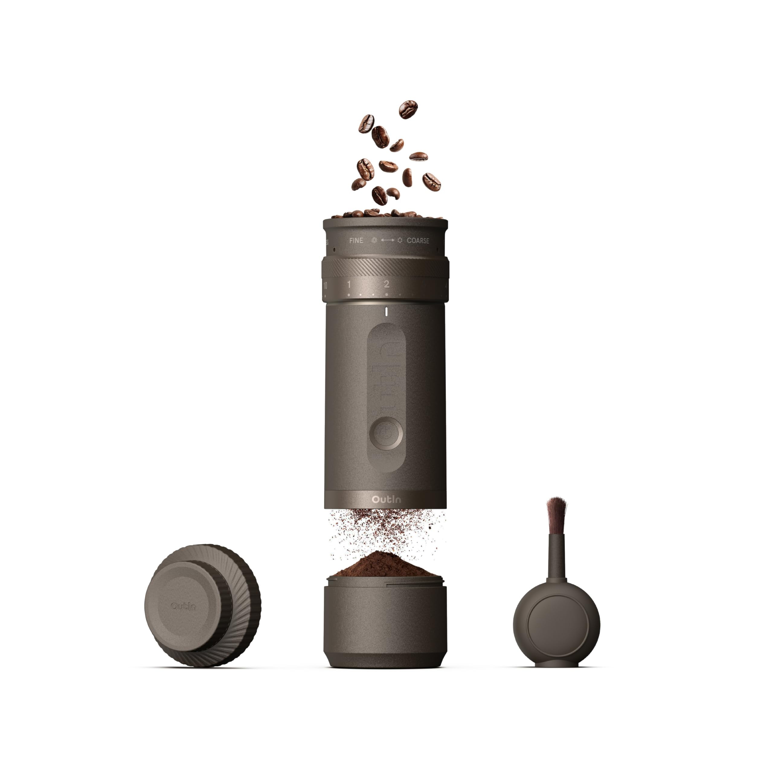 Fino Portable Electric Coffee Grinder,Adjustable Coffee Bean Grinder ...