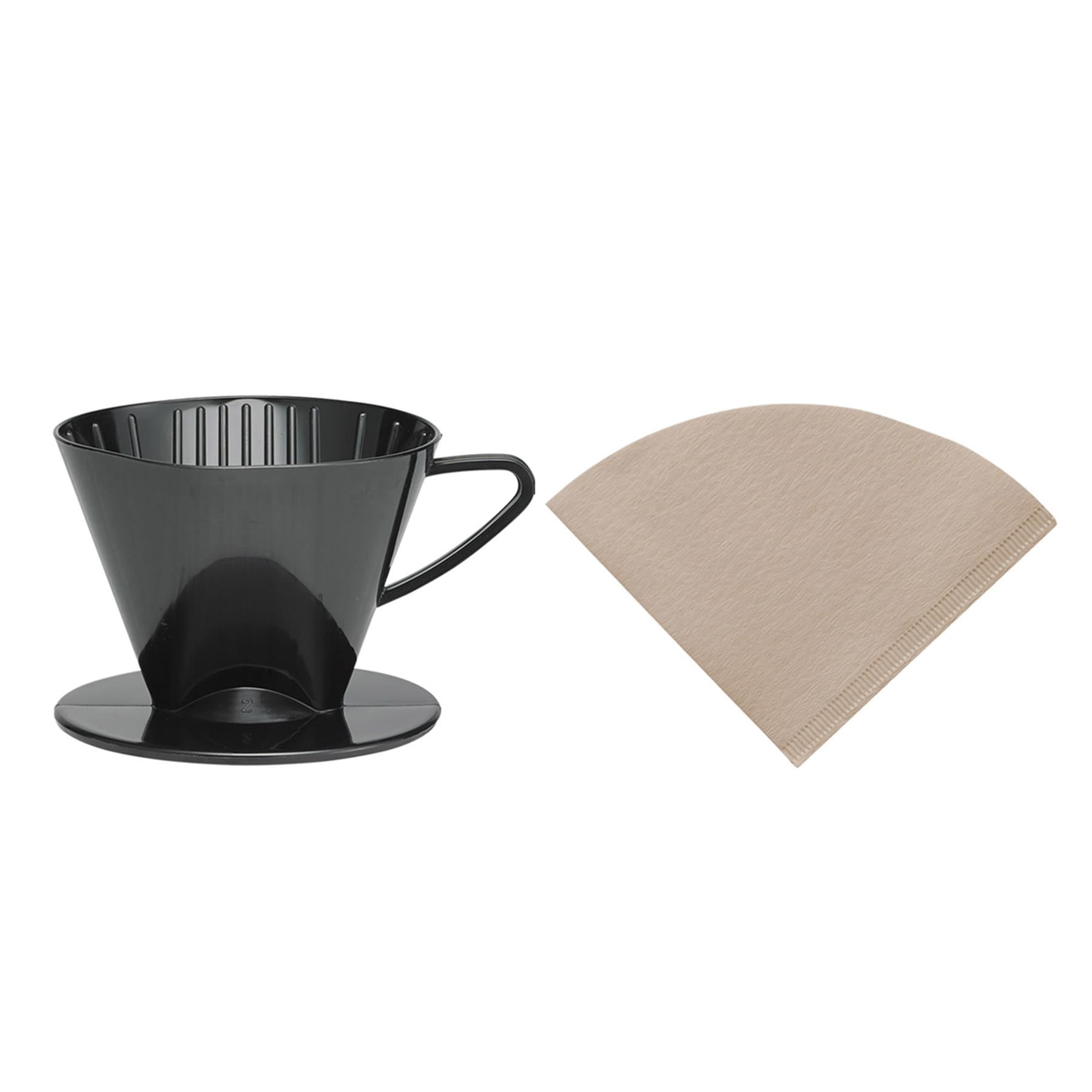 Fino Pour-Over Reusable Coffee Brewing Cone Plus 100 Disposable ...