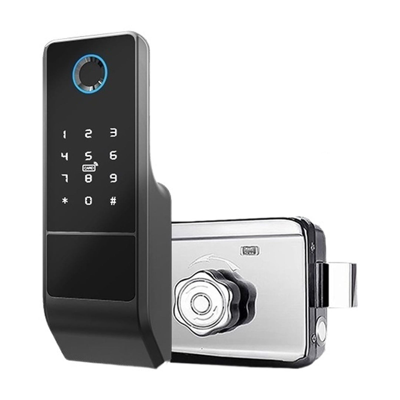 Finrprint Gate Lock Tuya Outdoor TTlock Smart Door Lock Digital IC Card ...