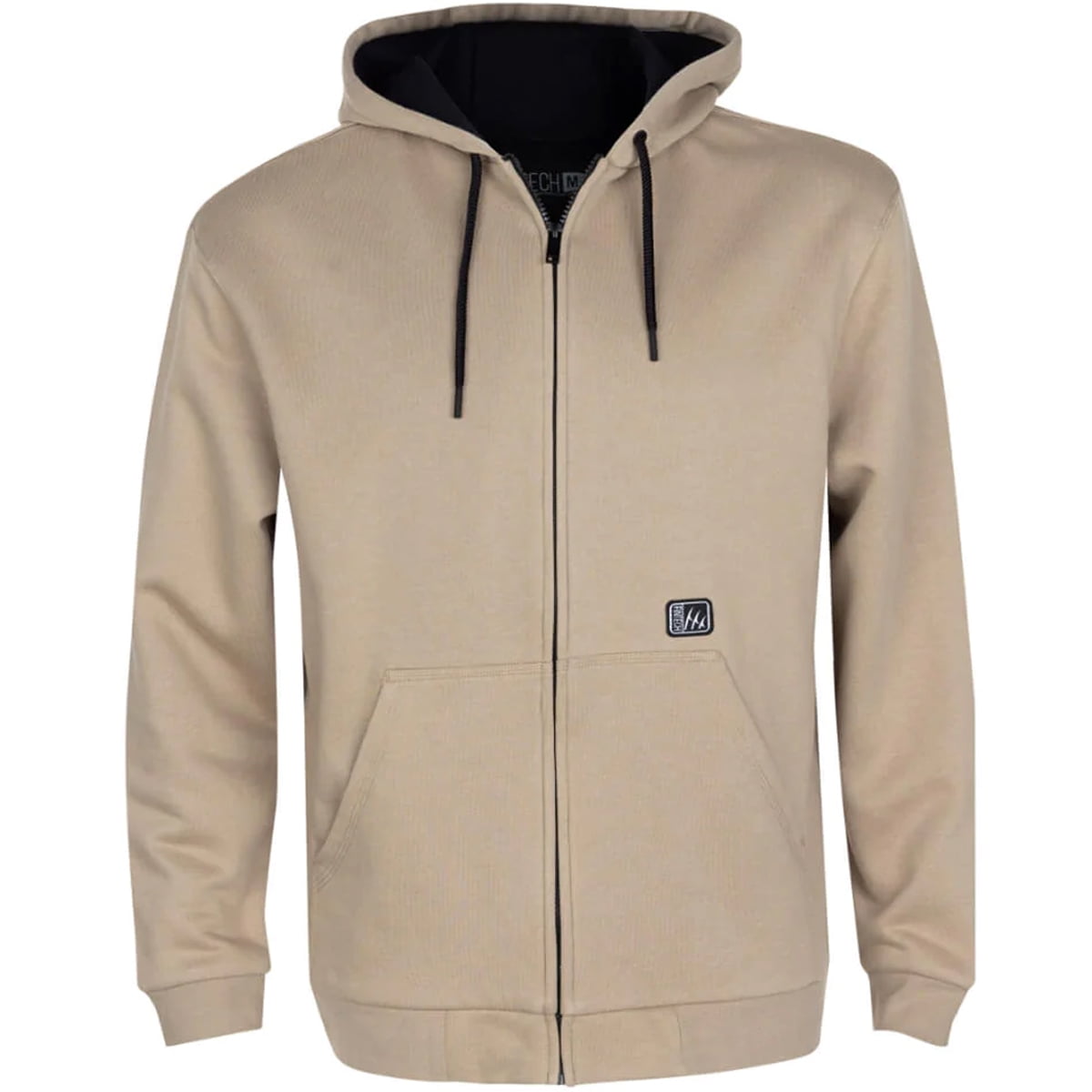 Fintech Heavy-Duty Fleece Full Zip Hoodie - Large - Dune - Walmart.com