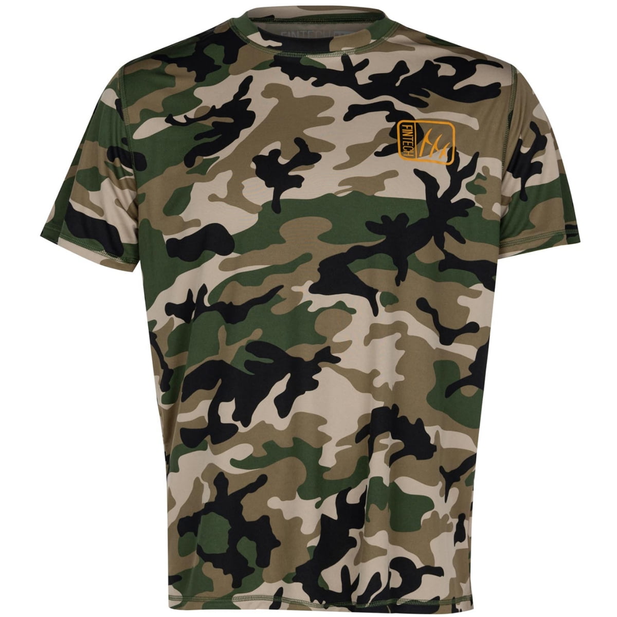 Fintech WDLND AOP Sun Defender UV T-Shirt - XL - Dune - Walmart.com