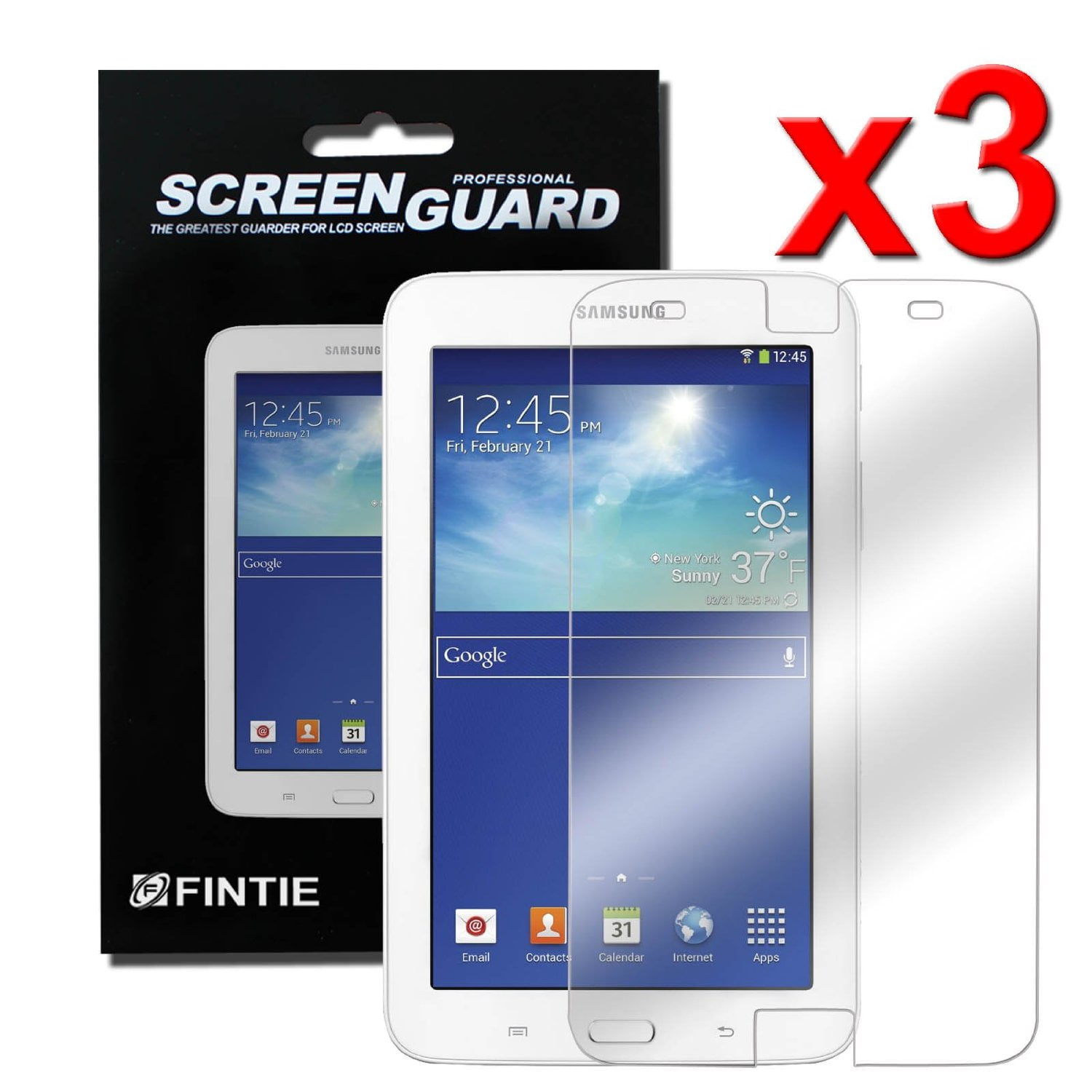 Fintie 3 Pack Ultra-Clear Screen Protector With Retail Package for ...