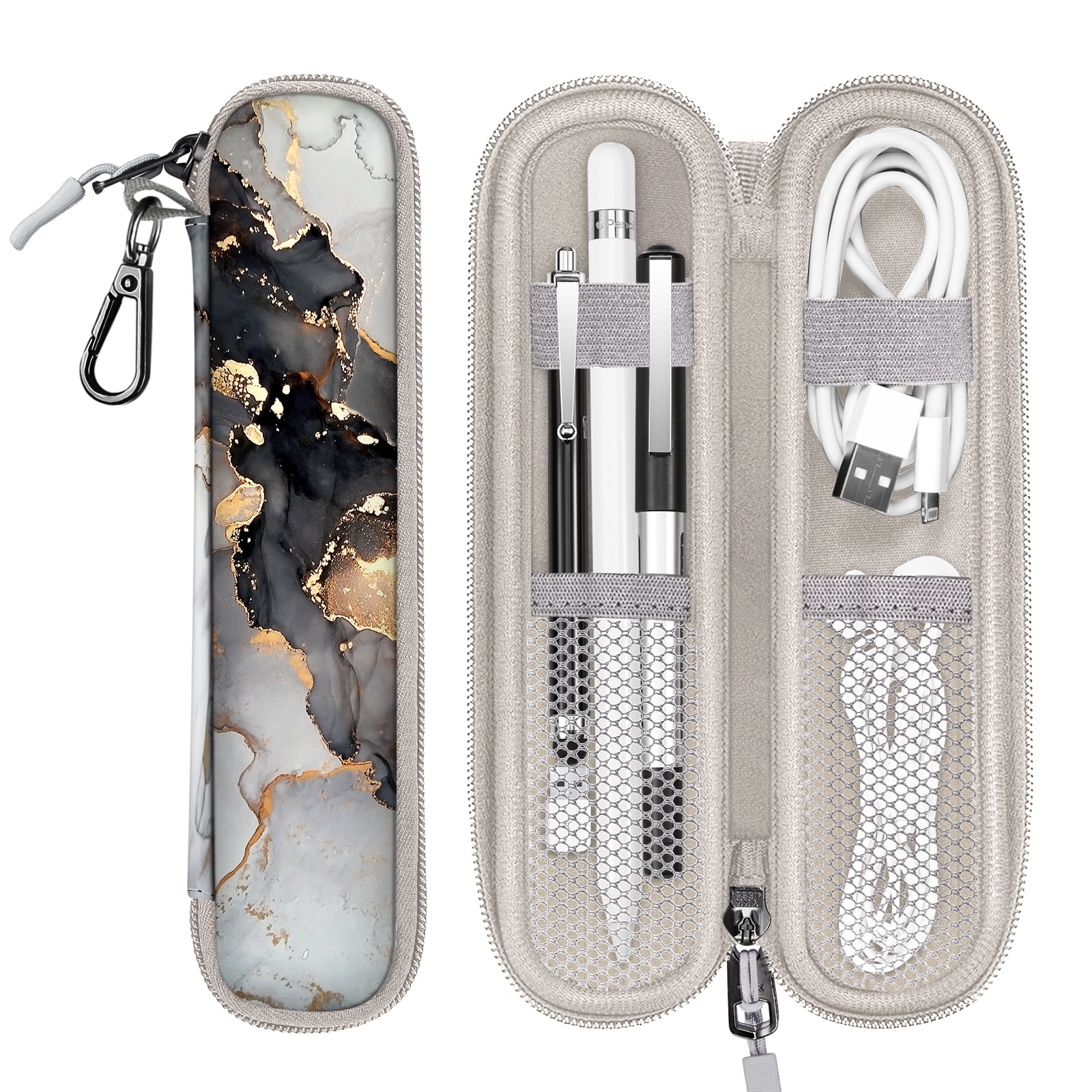 Fintie Apple Pencil Holder Case, Soft Neoprene Zipper Carrying Bag ...