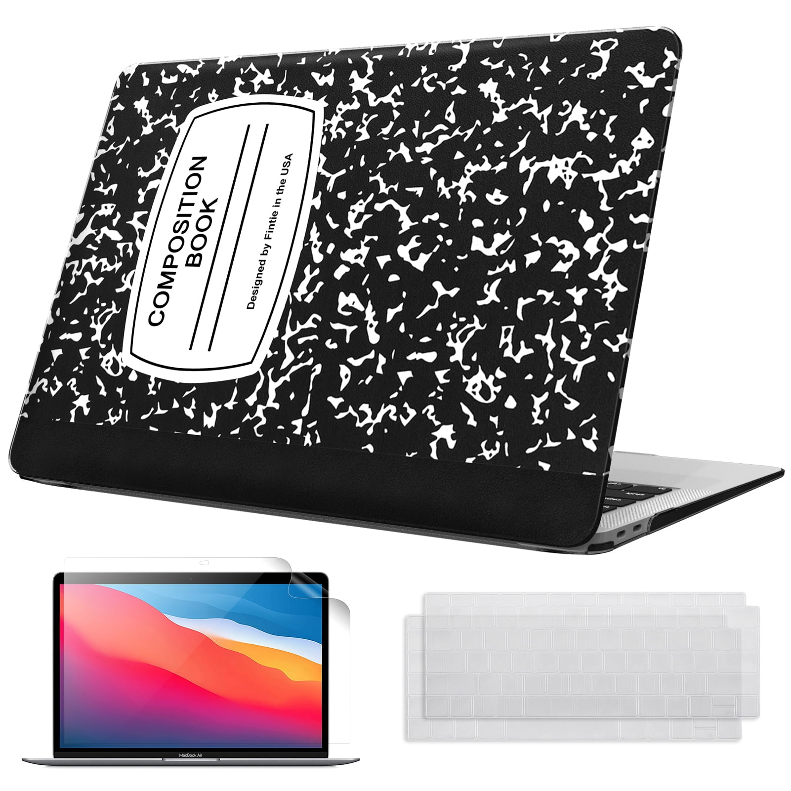 Fintie 13-inch MacBook Air Case Bundle (2020-2021) - Hard Shell, 2 ...