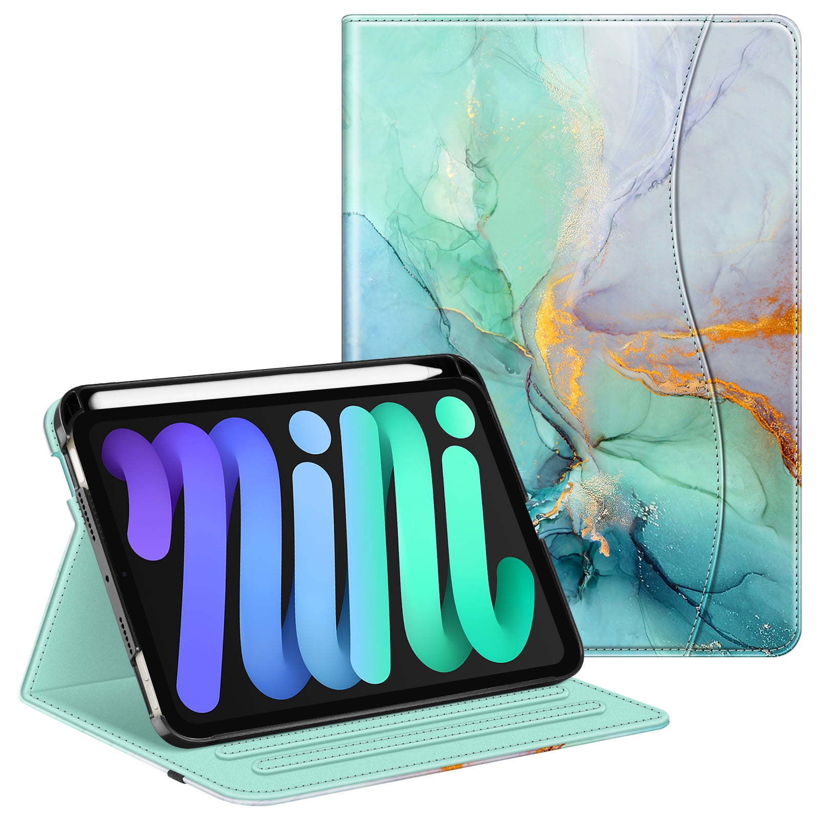 Fintie Case for iPad Mini 6 Generation 2021, Multi-Angle Folio Smart ...