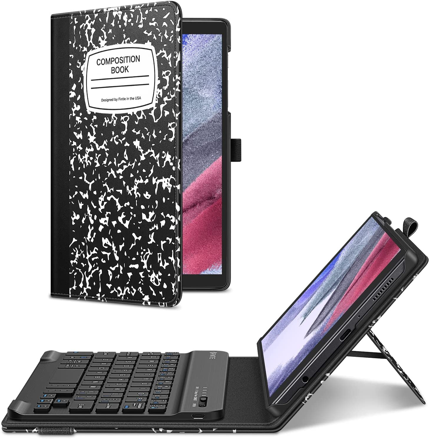 Fintie Folio Keyboard Case for Samsung Galaxy Tab A7 Lite 2021, Vegan ...