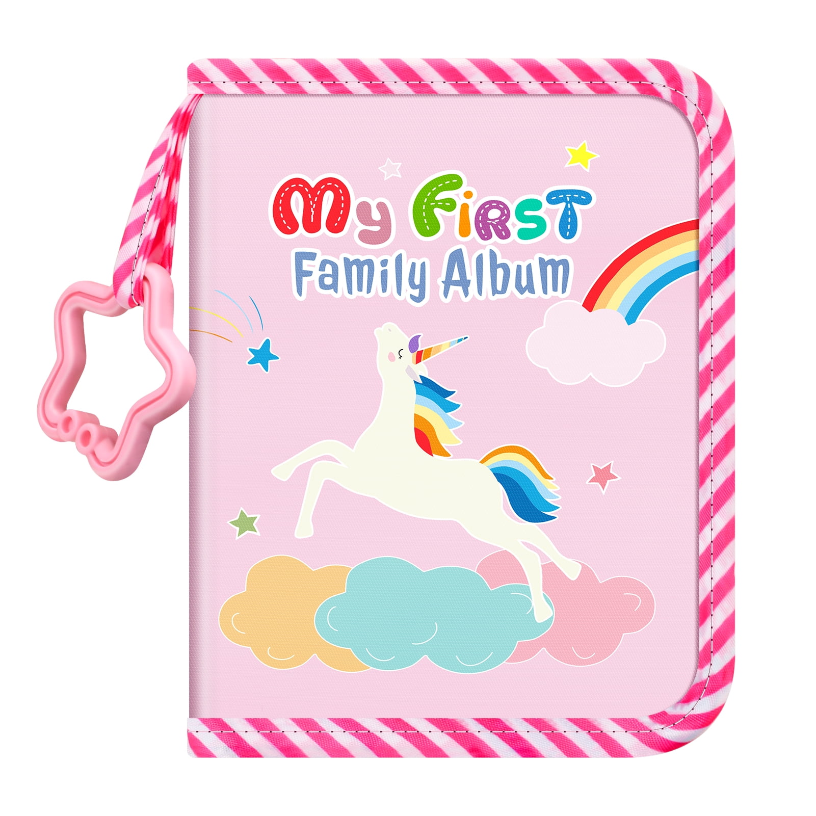 Fintie Mini Photo Album 4x6 Inch, 18 Photos My First Family Cute Album ...