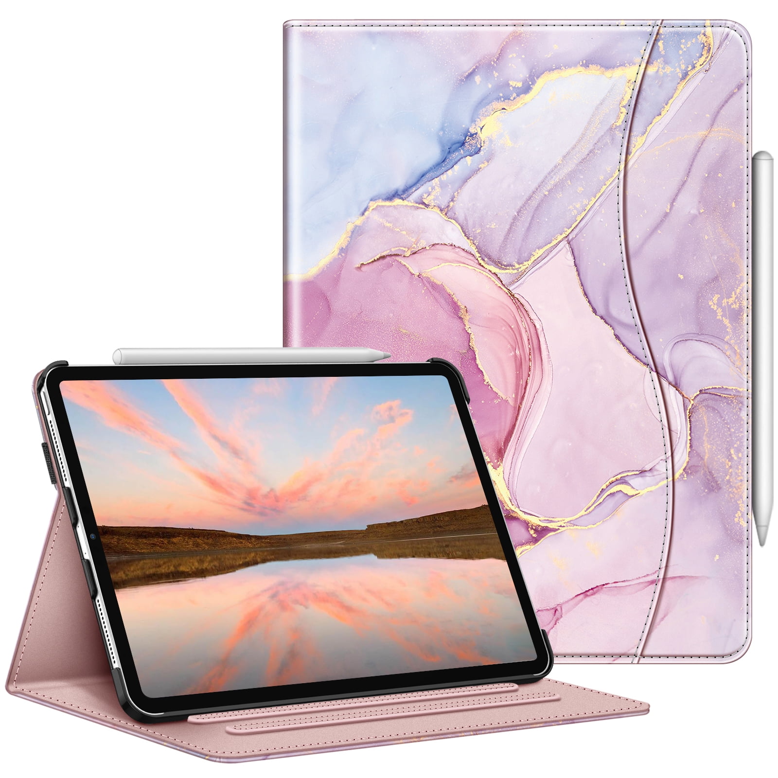 Fintie Multiple Angles Viewing Folio Stand Cover with Pencil Holder & Pocket for iPad Pro 11 ...