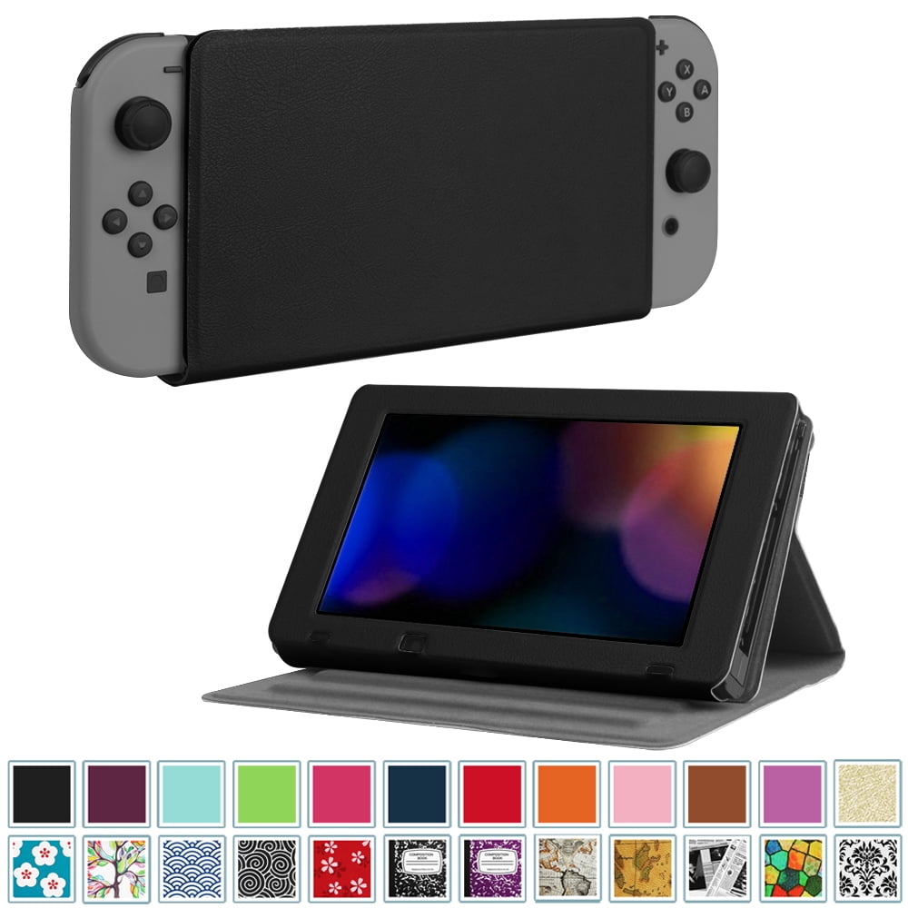 Fintie Nintendo Switch Case - Multi-Angle Viewing Slim Vegan Leather ...