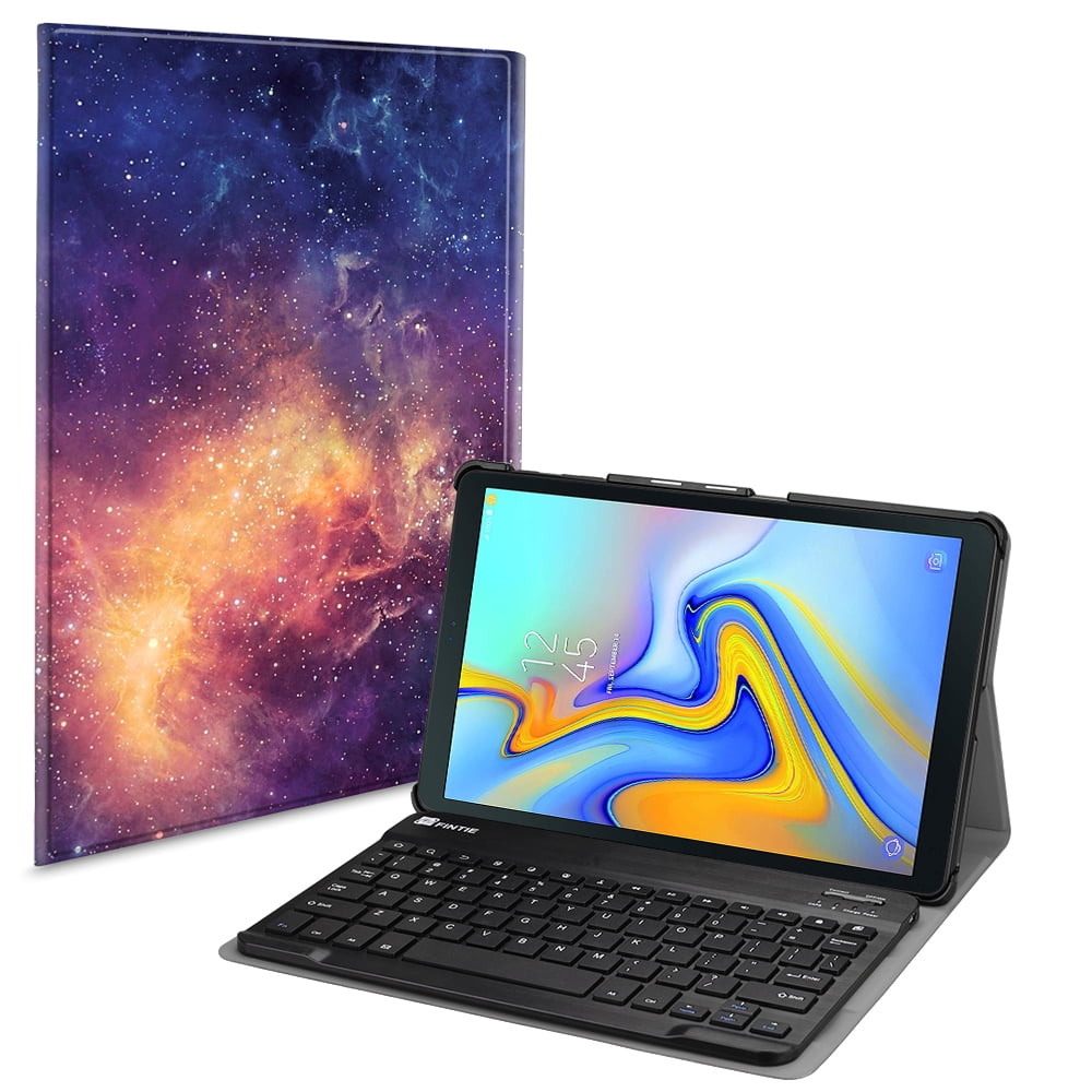 Fintie PU Leather Keyboard Case for Samsung Galaxy Tab A 10.5 2018 ...