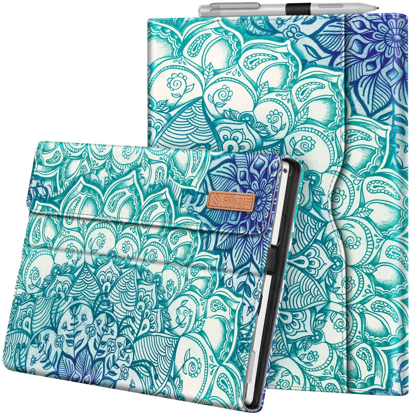 Fintie Portfolio Case for 12.3 Inch Microsoft Surface Pro 7, Surface ...
