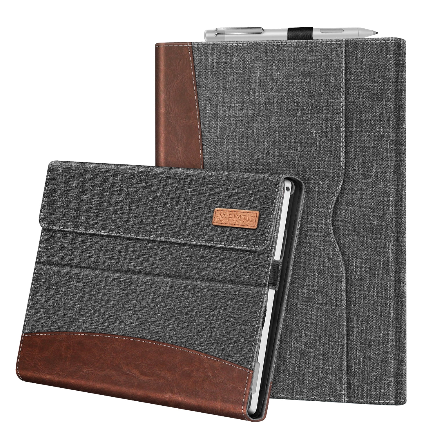 Fintie Portfolio Case for 12.3 Inch Microsoft Surface Pro 7, Surface ...