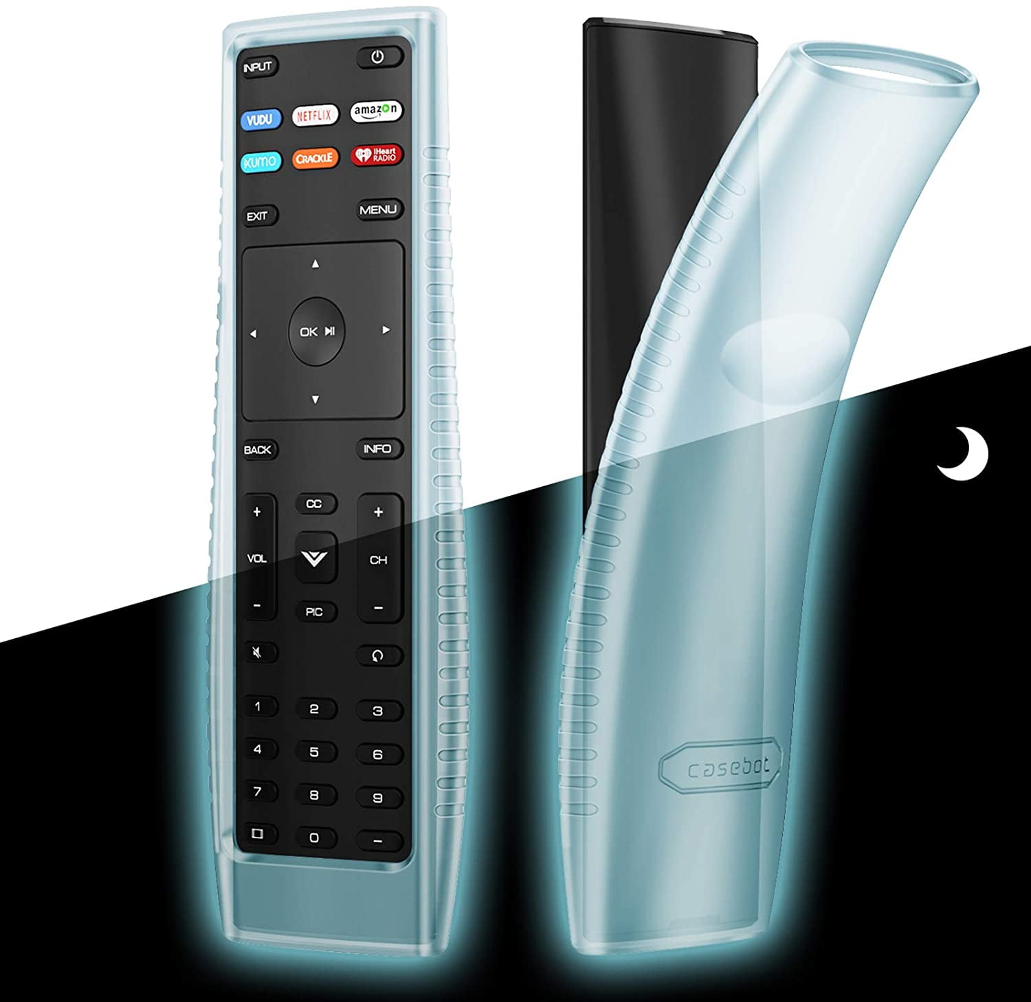 Fintie Remote Case for Vizio XRT136 LCD LED Smart TV Remote Controller ...