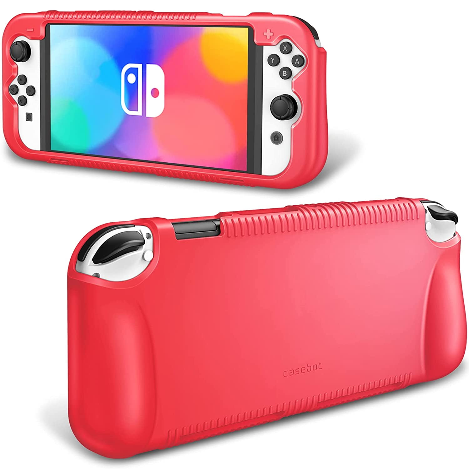 Fintie Silicone Case for Nintendo Switch OLED Model 2021, Soft [Anti ...