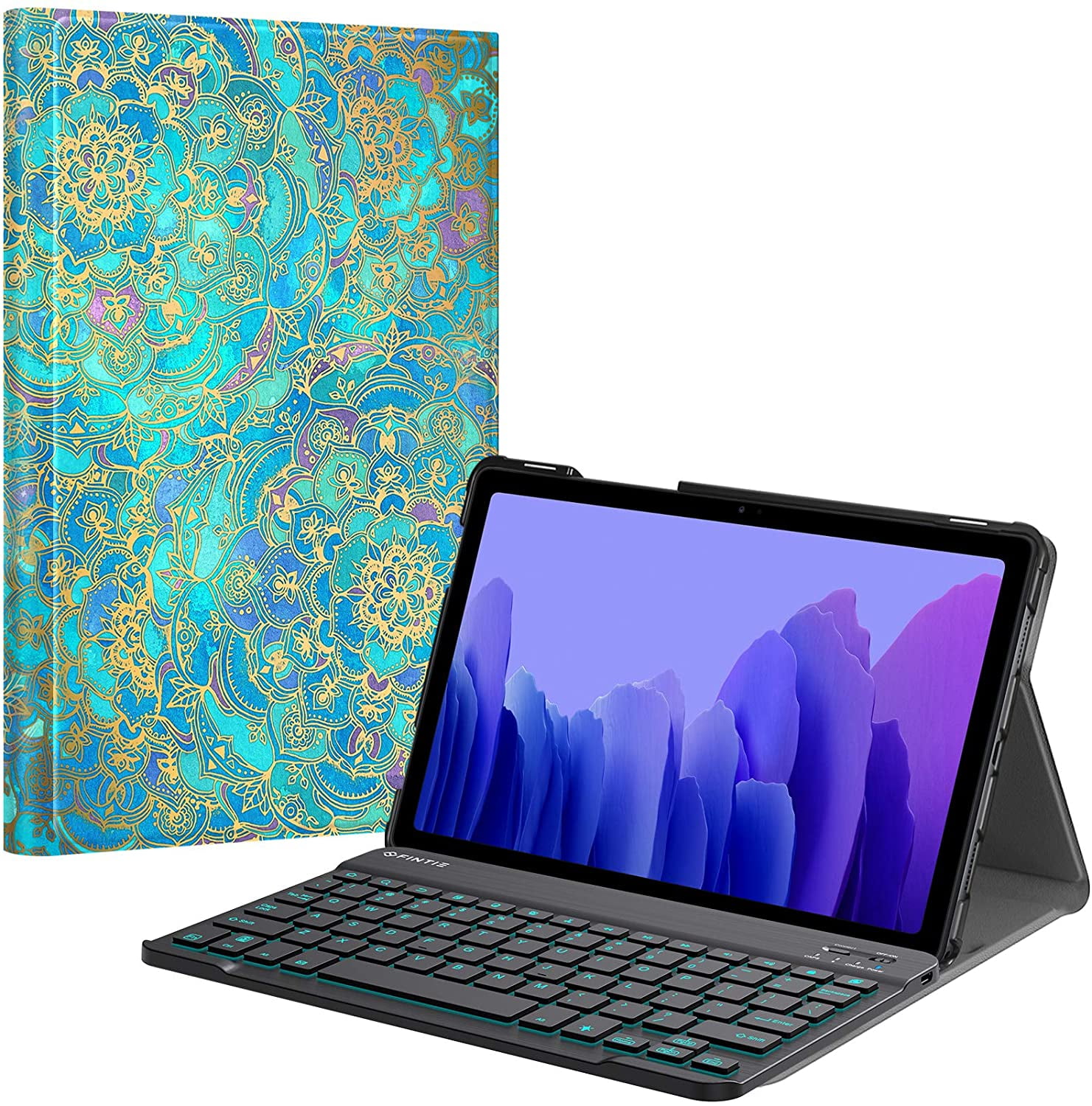 Fintie Slim Keyboard Case for Samsung Galaxy Tab A7 10.4 2022/2020 Model (SM-T500/T503/T505/T507 ...