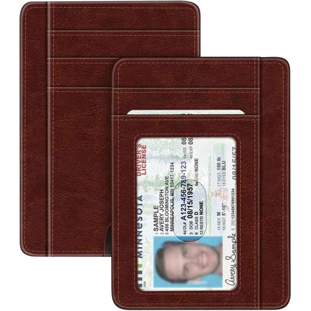 Fintie Slim Minimalist Front Pocket Wallet, RFID Blocking Credit Card ...