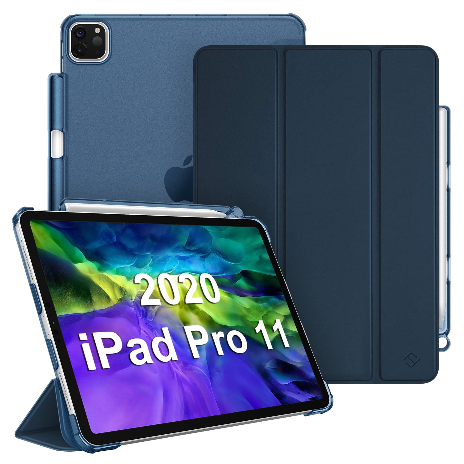 Fintie SlimShell Case for 11-inch iPad Pro 2020/2018 with Pencil Holder ...