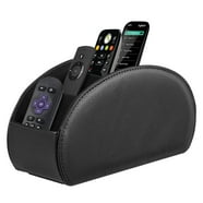Fintie PU Leather Remote Control Holder - 5 Compartment Organizer for ...