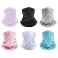 Finvizo 6 Pack Neck Gaiter Bandana Face Mask Cooling Gator Mask Face ...