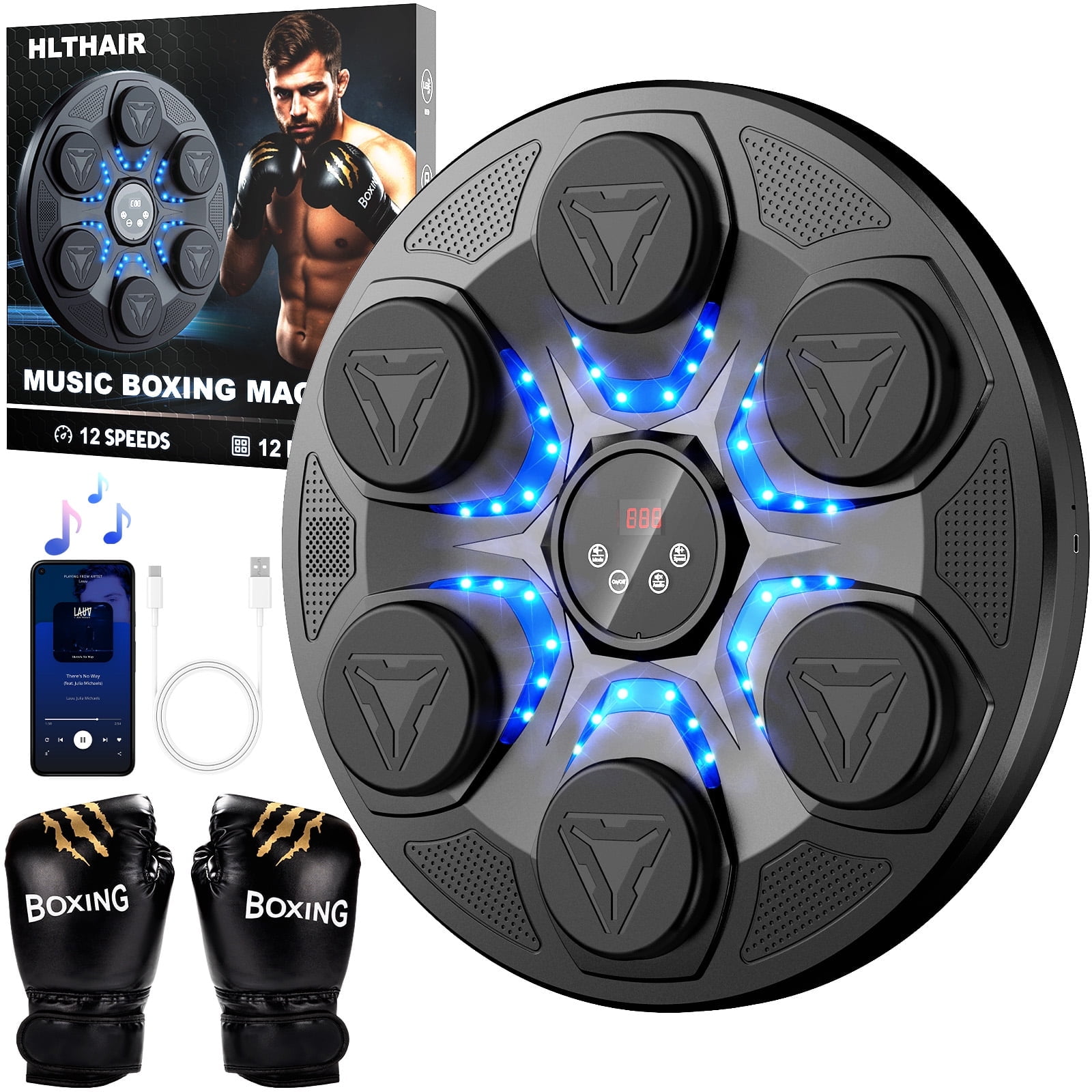 Music Boxing Machine For Adults Kids,Interactive Music Punching Machine ...