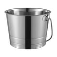 Fiocias Ice Bucket Beer Bucket Keep Ice Cooling Longer Metal Beverage ...