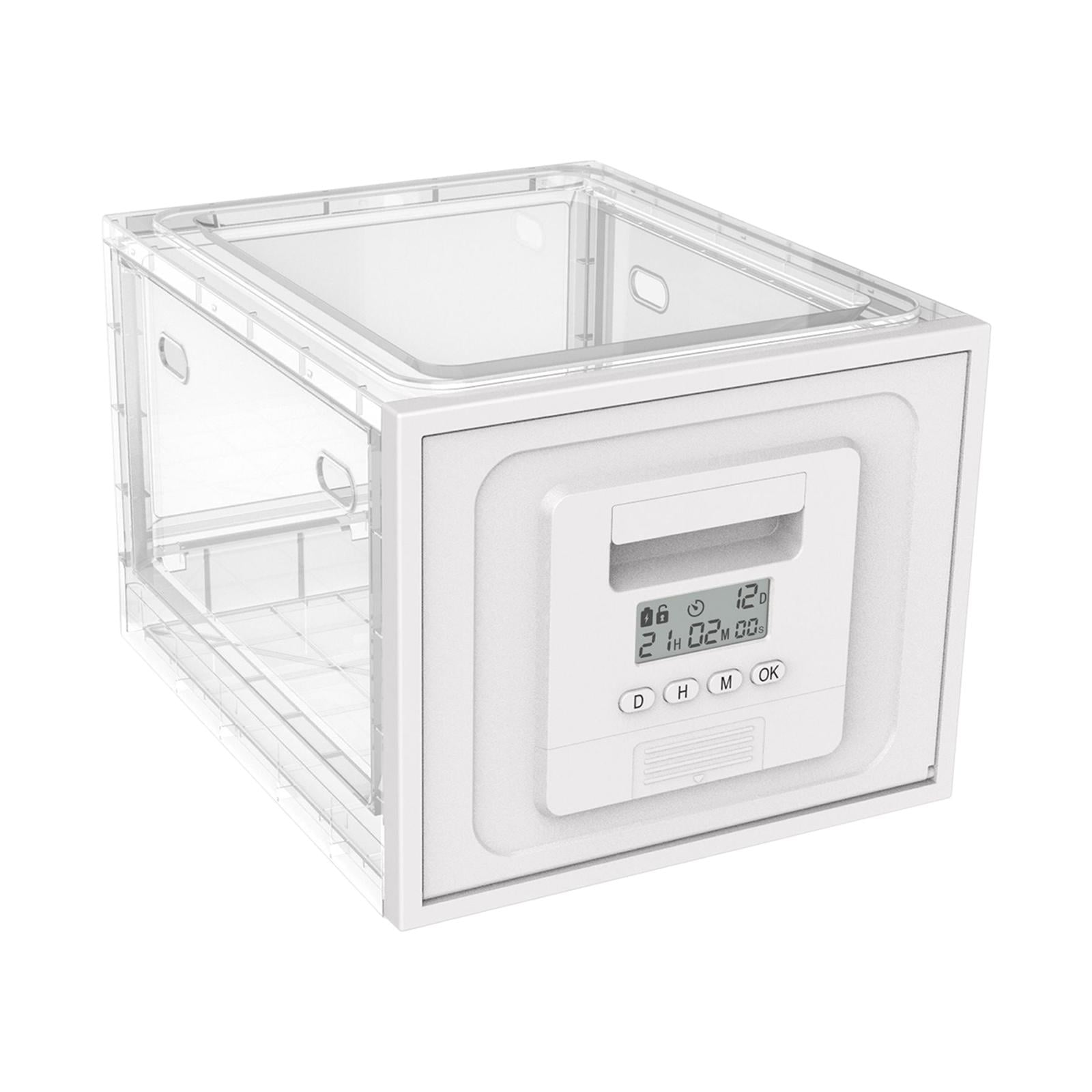 Fiocias Lockable Storage Container, Household Organization Boxes ...