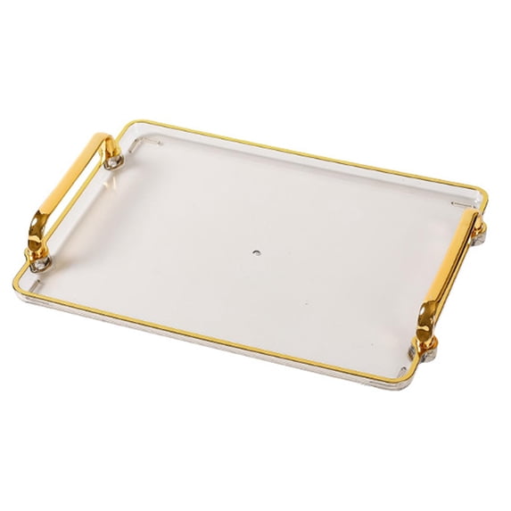 Fiocias Rectangular Serving Tray with Handles Surface Plating for ...