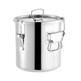 Fiocias Stainless Steel Airtight Canister Container Sealable Container ...
