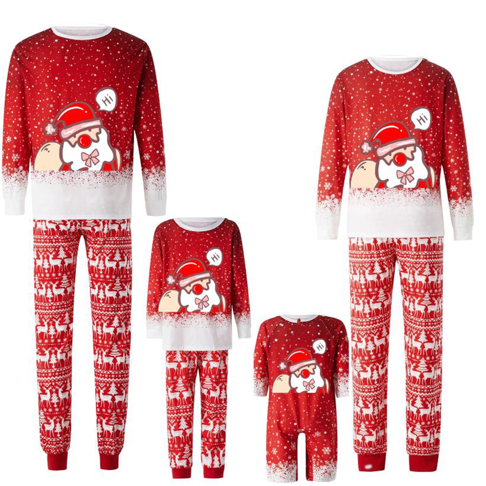 Fiomva Baby Girls' Family Jammies Matching Holiday Organic Cotton ...