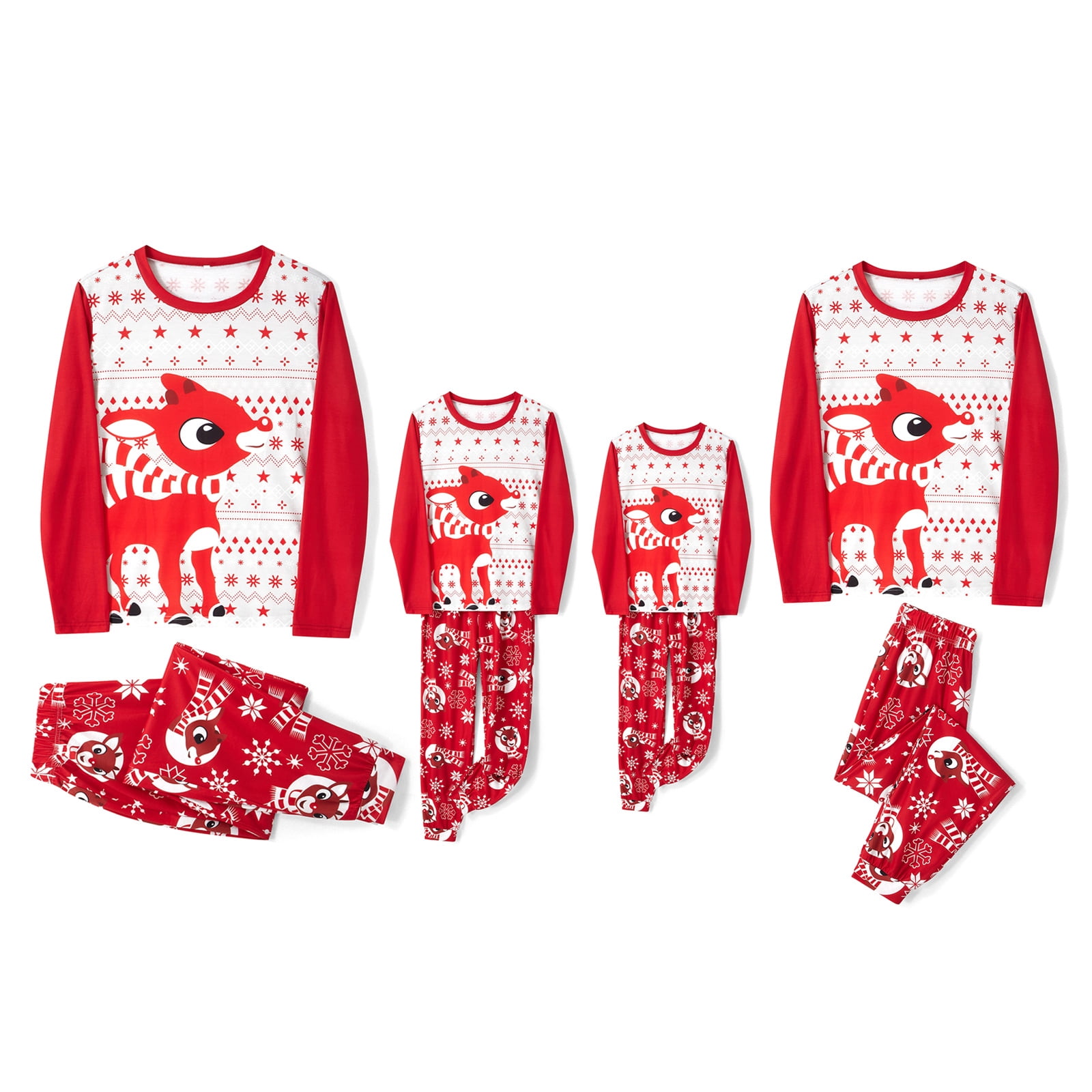 Fiomva Christmas Family Matching Pajamas Set ,Xmas Pjs Jammies Long ...