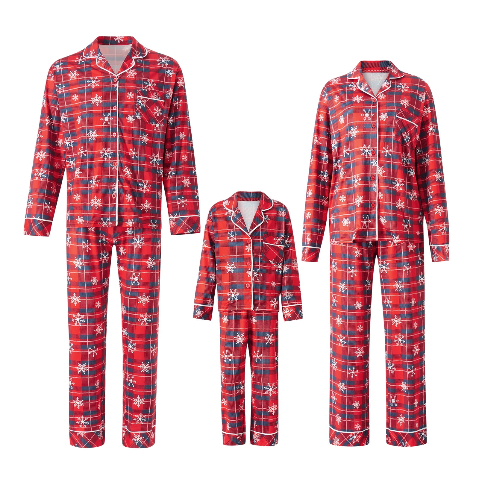 Fiomva Christmas Family Pajamas Holiday Christma Pajama Family Matching ...