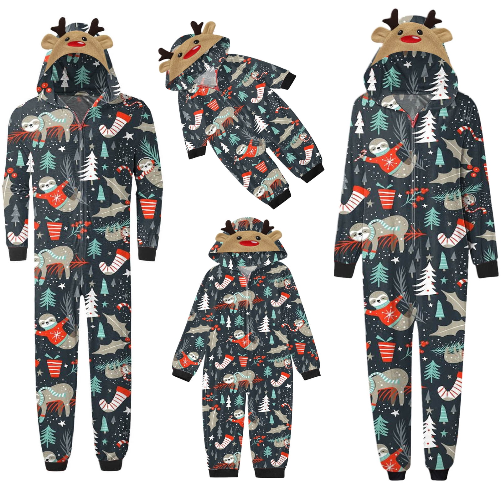 Fiomva Christmas Pajamas for family, Sets Matching Pajamas Cute ...