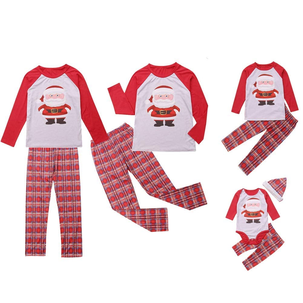 Fiomva Family Christmas Pajamas Matching Sets Xmas Matching Pjs for ...