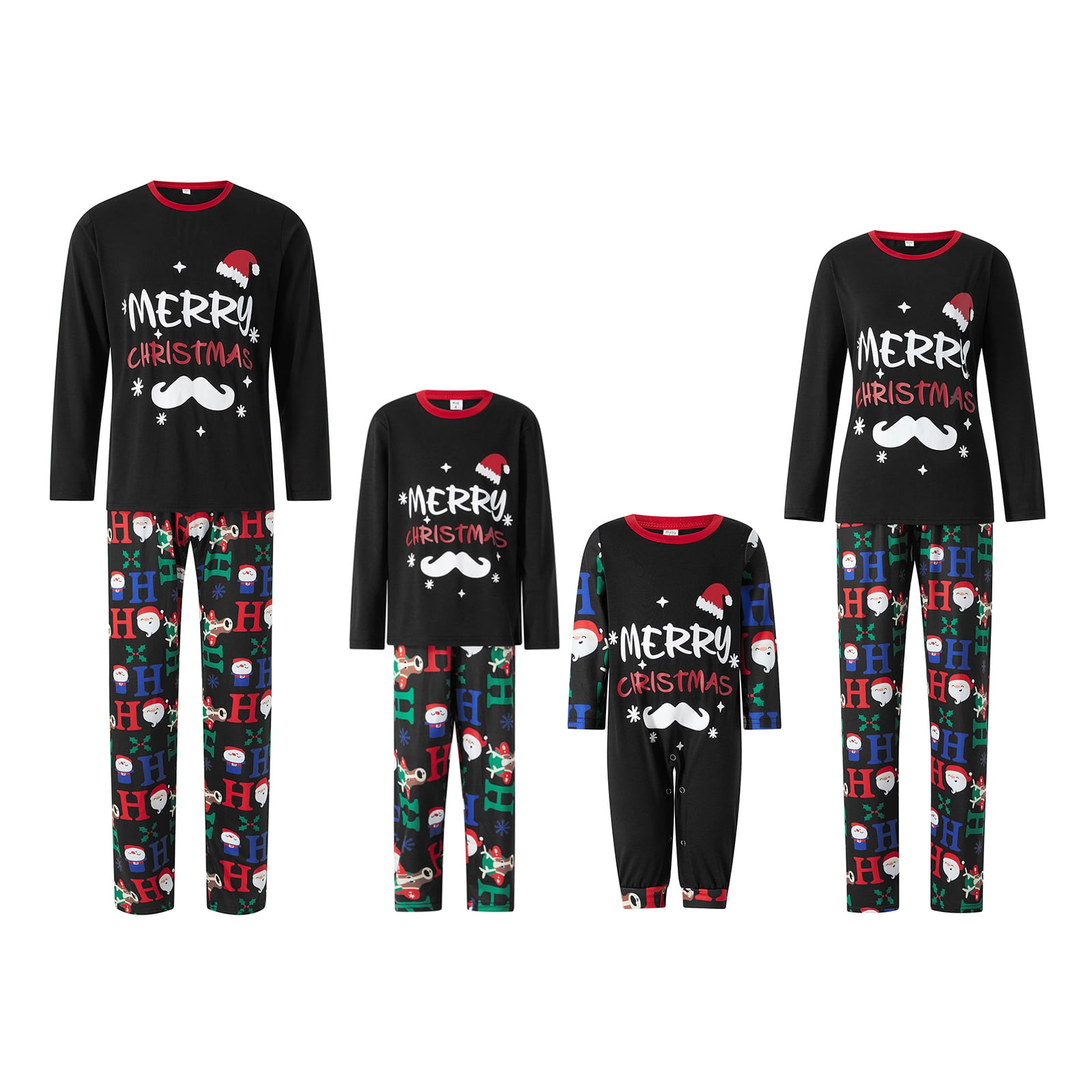 Fiomva Family Christmas Pajamas Set Xmas Pjs Matching Pyjamas Adult ...