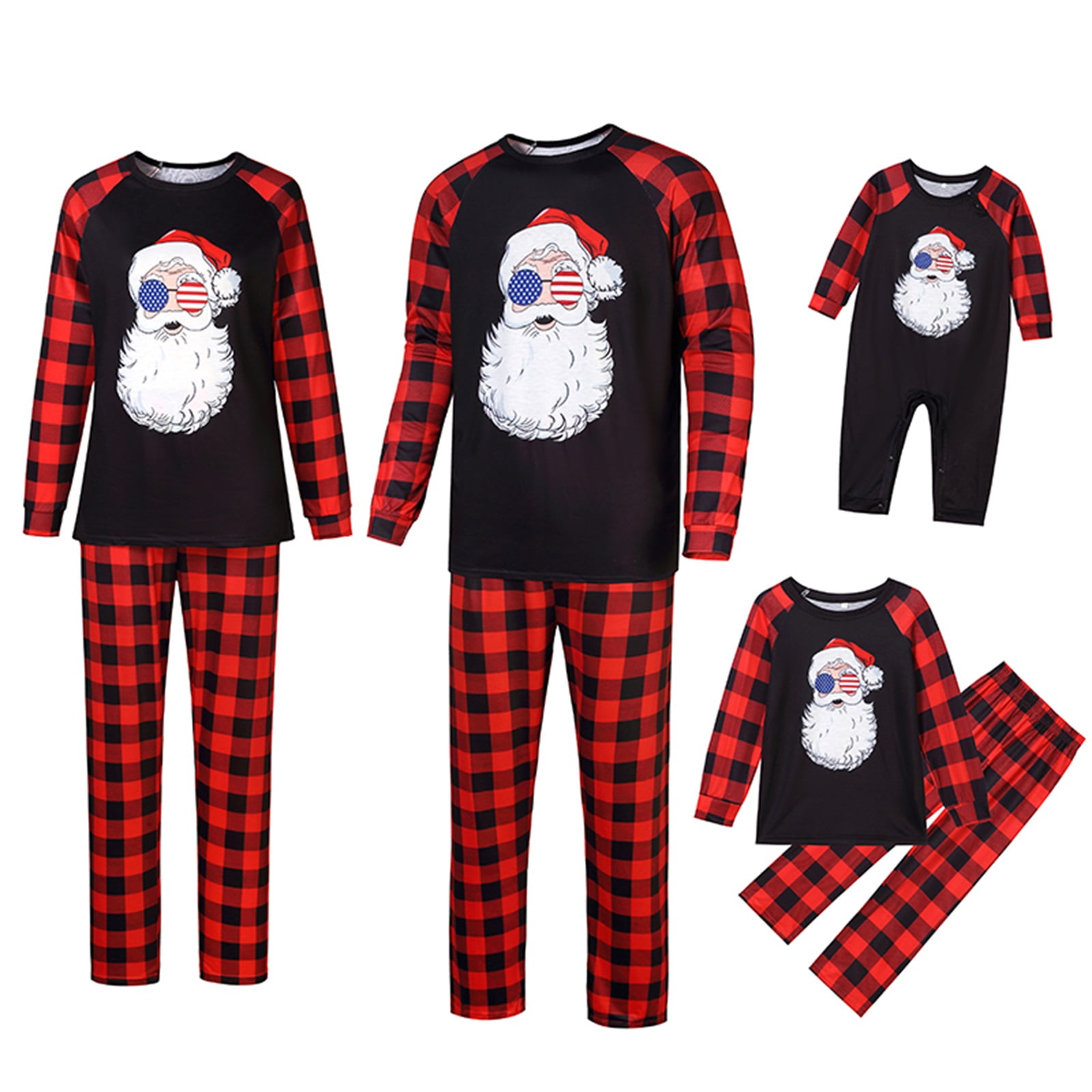 Fiomva Family Christmas Pajamas Set Xmas Pjs Matching Pyjamas Adult ...