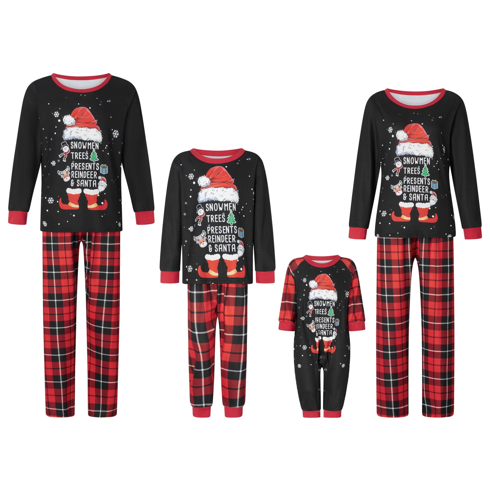 Fiomva Family Matching Pajamas Christmas Pjs Holiday Nightwear ...
