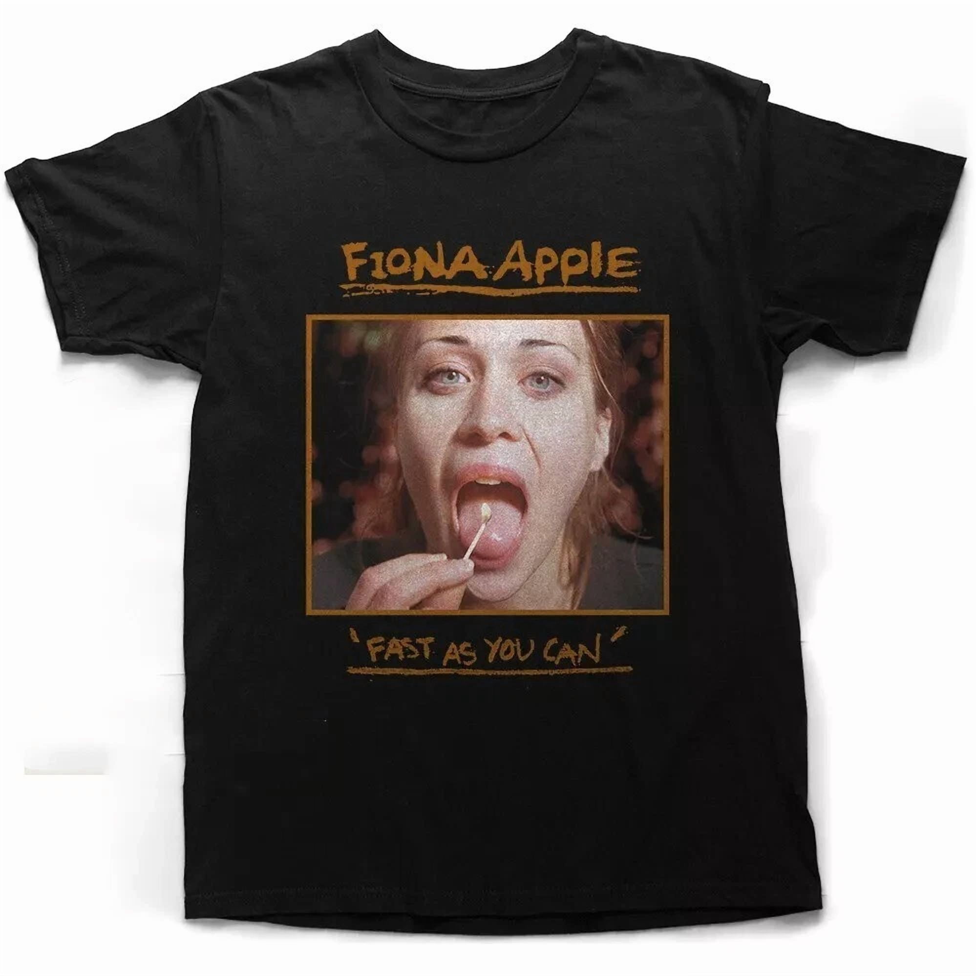 Fiona Apple 'Fast As You Can' Unisex Black T-shirt Size S-5XL - Walmart.com