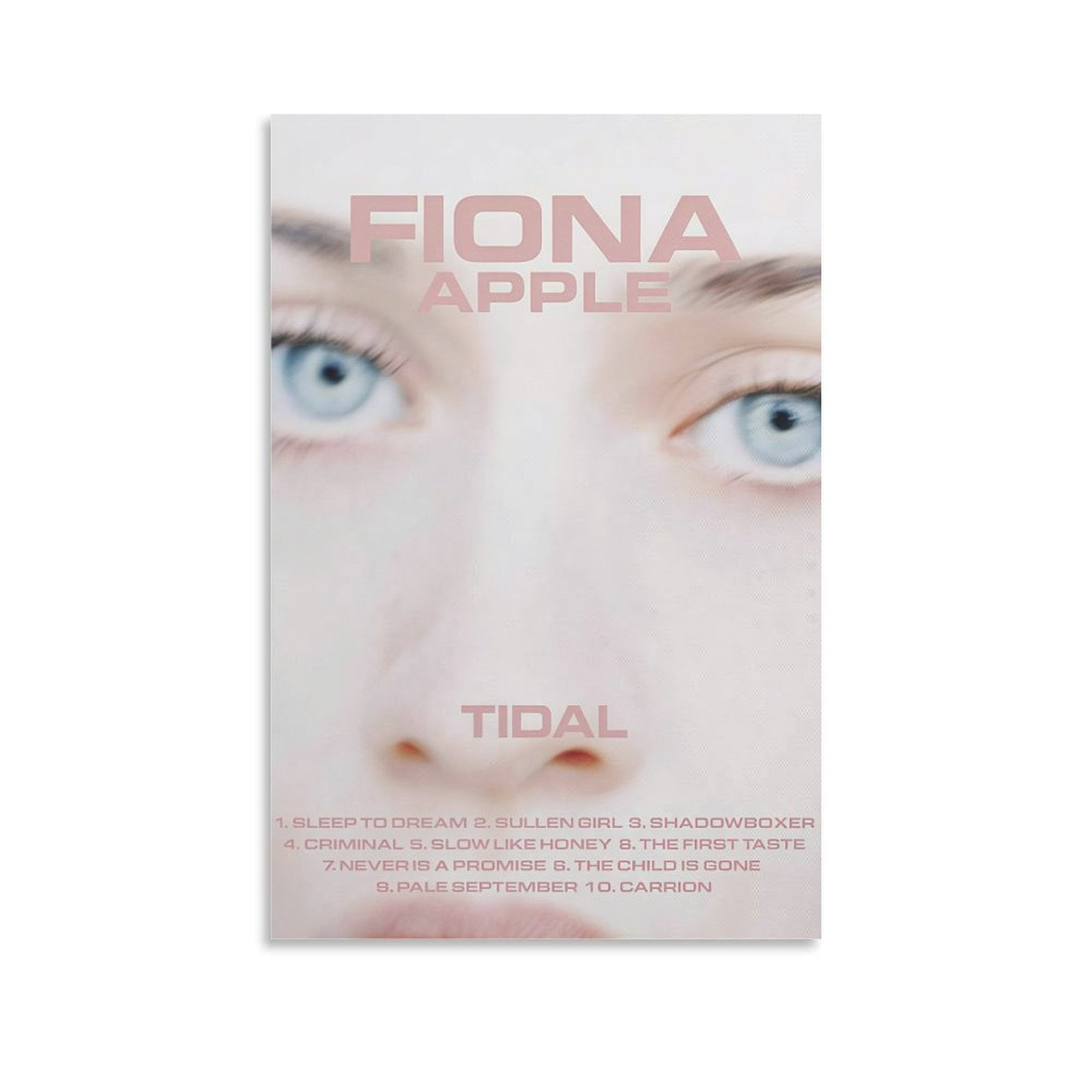 Fiona Apple TIDAL 1996 Poster 4 Artworks Canvas Poster Room Aesthetic ...