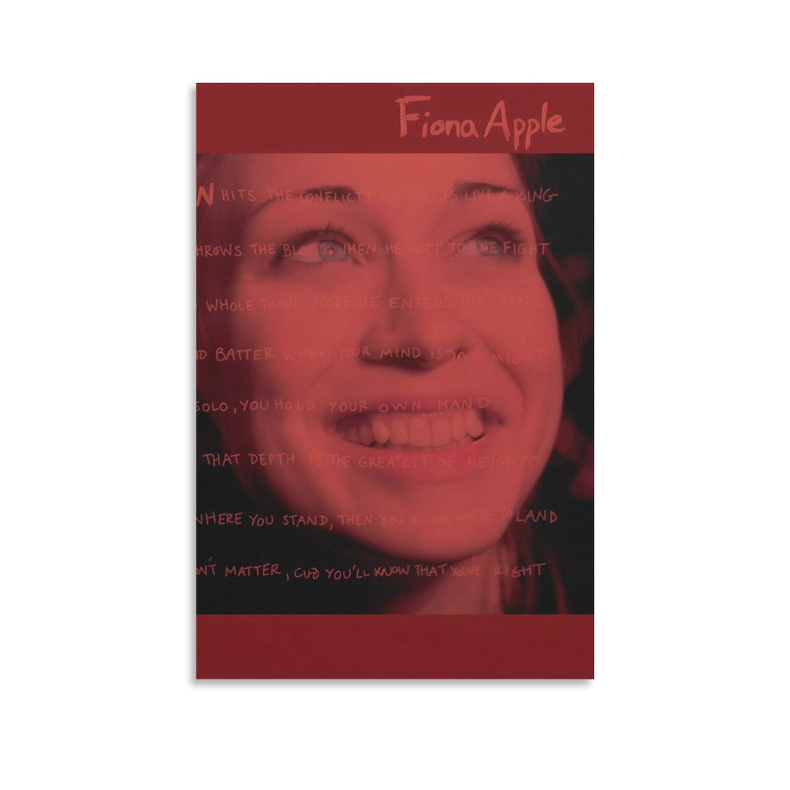 Fiona Apple When The Pewn Poster 3 Art Poster Canvas Painting Decor ...