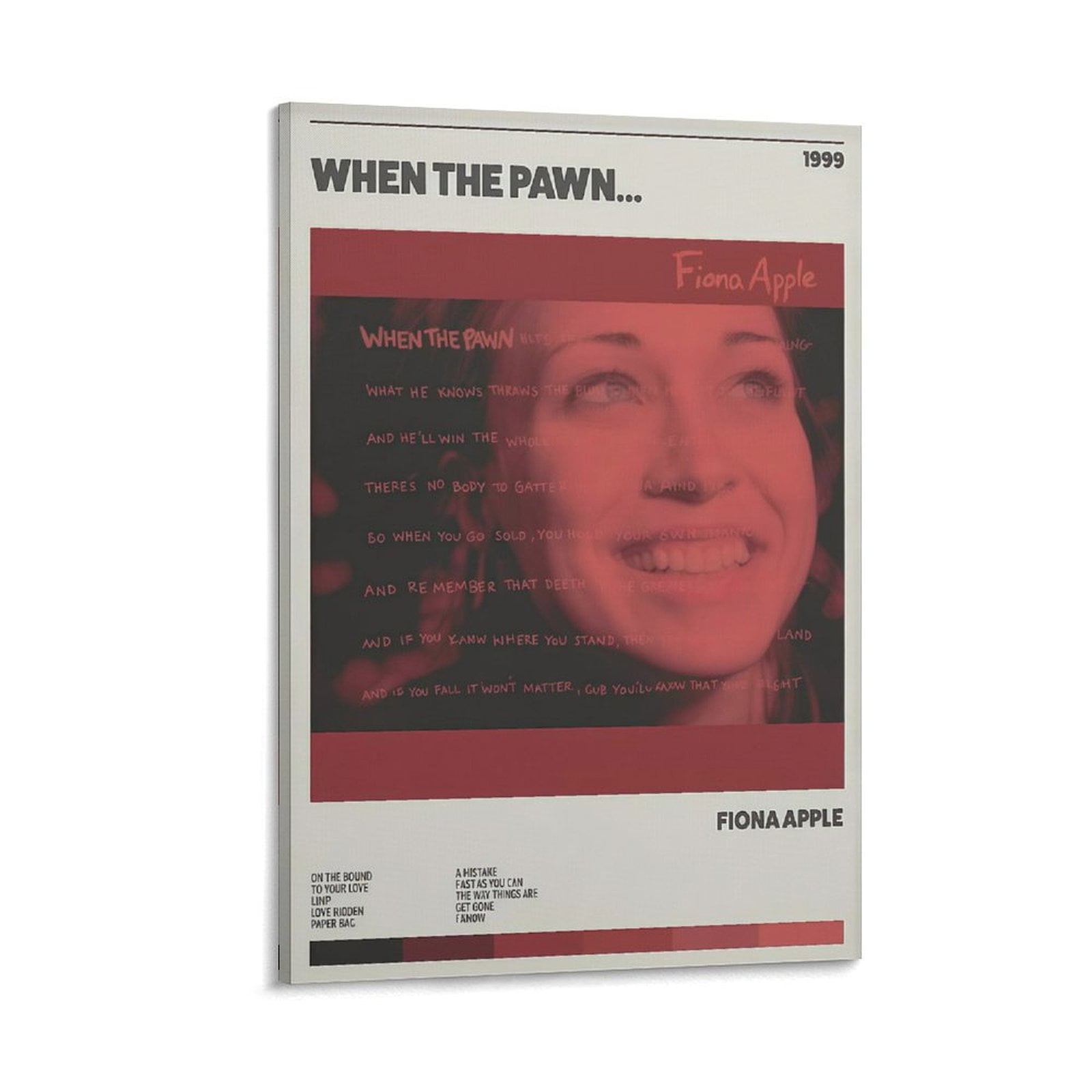 Fiona Apple When The Pewn Poster 5 Gifts Canvas Painting Poster Wall ...