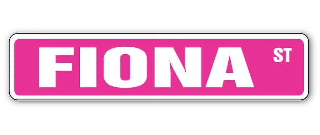 Fiona Street [3 Pack] of Vinyl Decal Stickers | 1.5" X 7" | Indoor ...