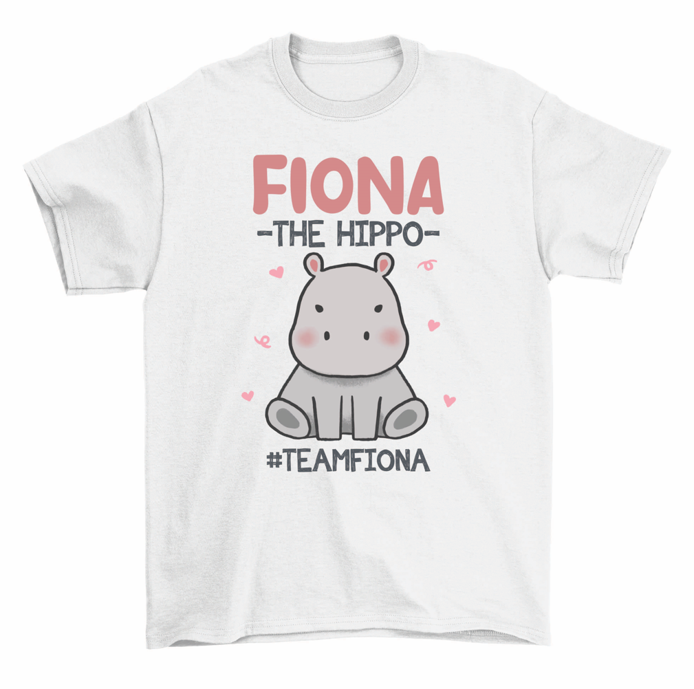 Fiona The Hippo Team Fiona T-Shirt Women Unisex - Walmart.com