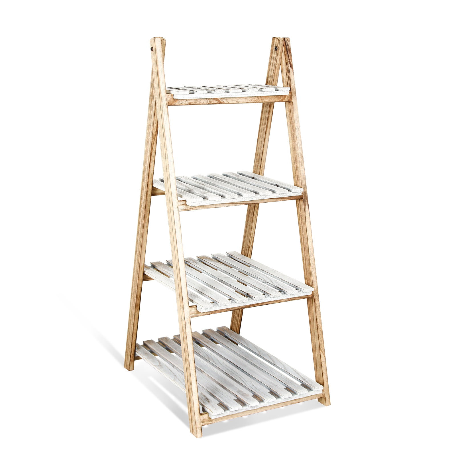 Fionafurn 4-Tier 40'' Ladder Shelf Bookshelf Bookcase Storage Display ...