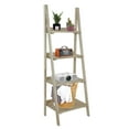 Fionafurn 4 Tier Step Ladder Shelf, Wooden Step Planter, 4 Tier ...