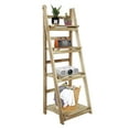 Fionafurn 4 Tier Step Ladder Shelf, Wooden Step Planter, 4 Tier ...