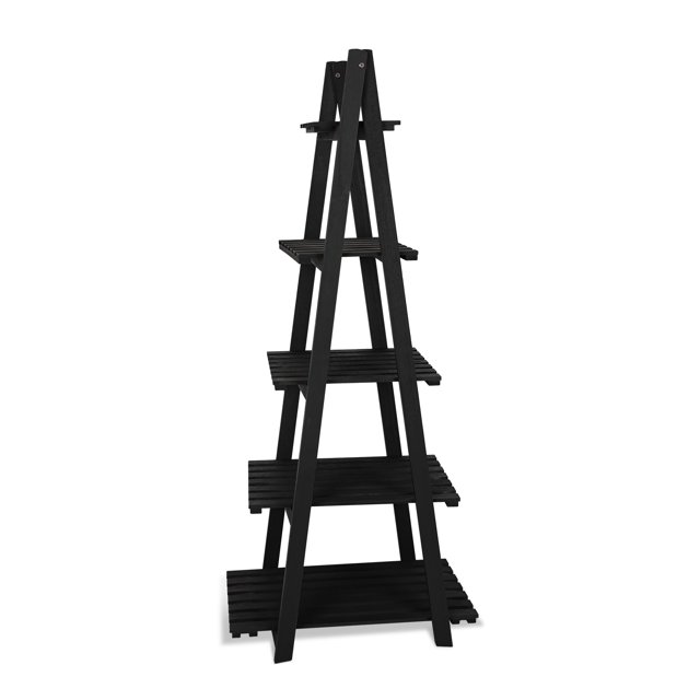 Fionafurn 5-Tier 51'' Ladder Shelf Bookshelf Bookcase Storage Display ...