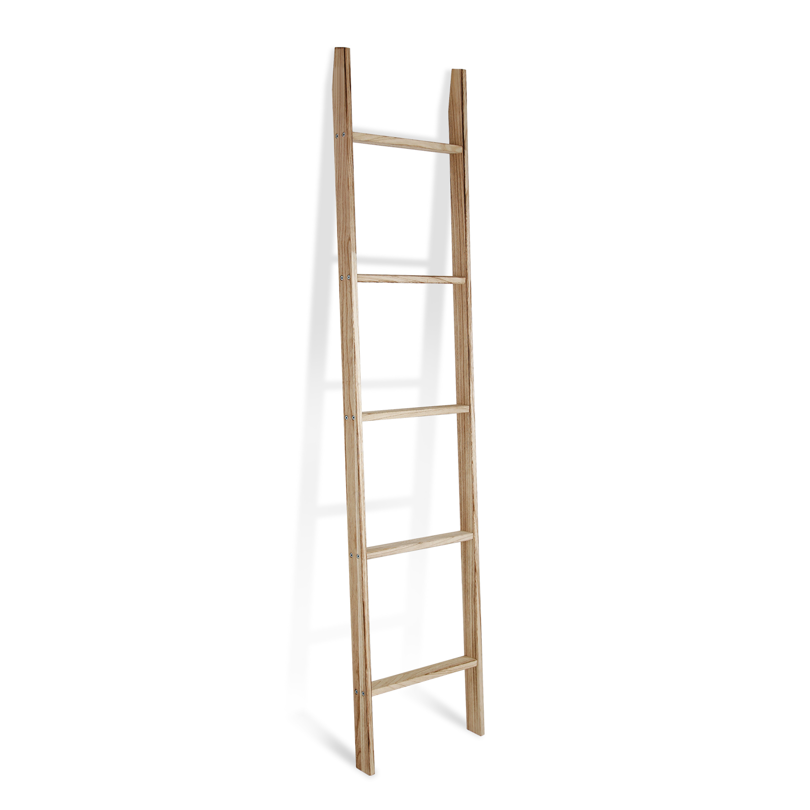Jaxpety 53.9"H Wall Leaning Blanket Ladder Decorative Quilt Ladder ...